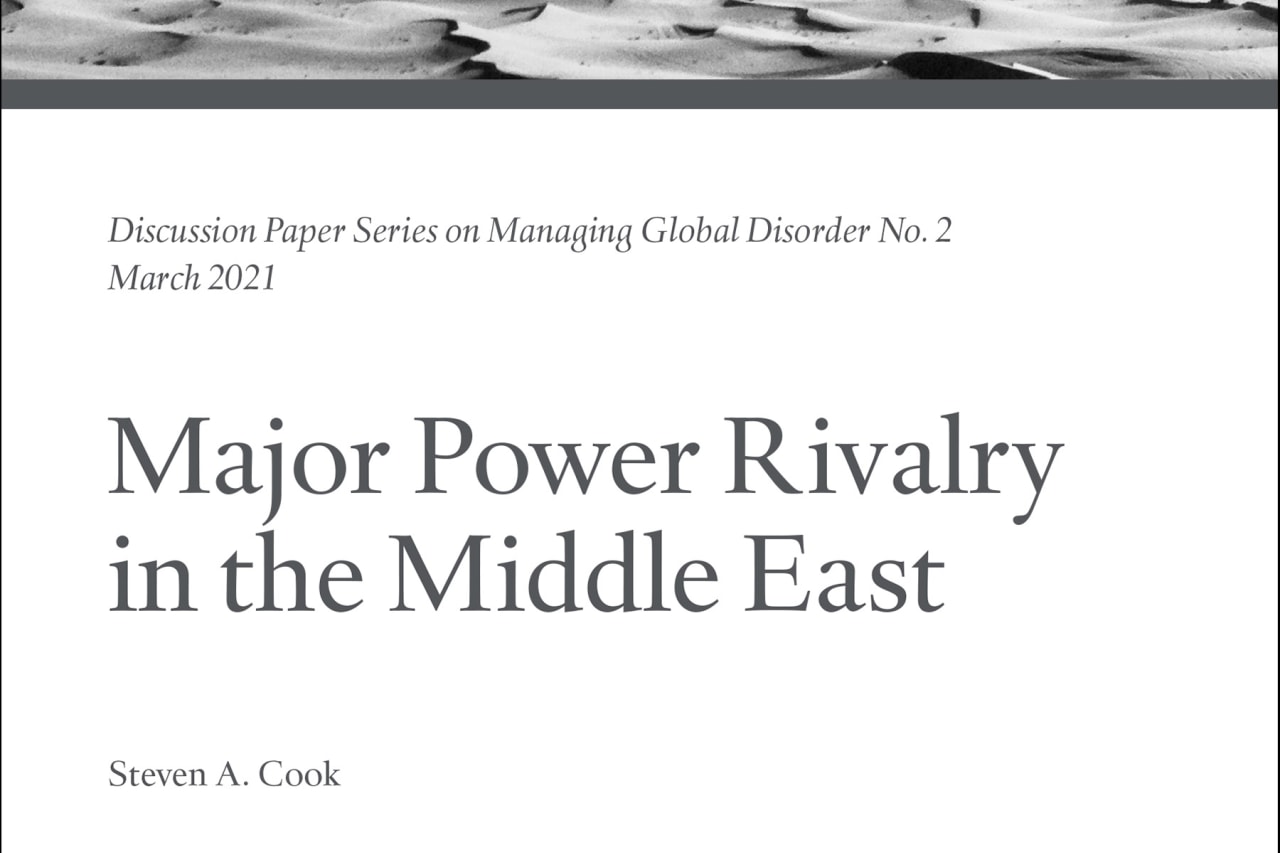Steven A. Cook | Council on Foreign Relations