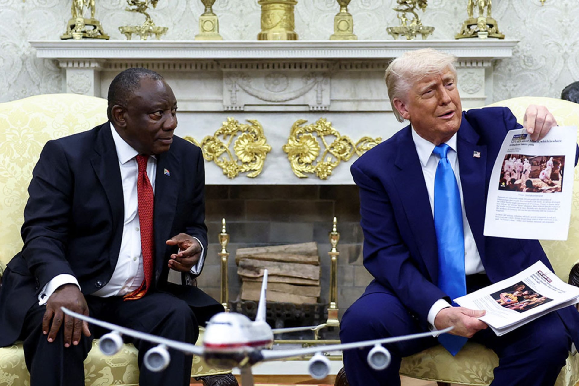 julius malema white house